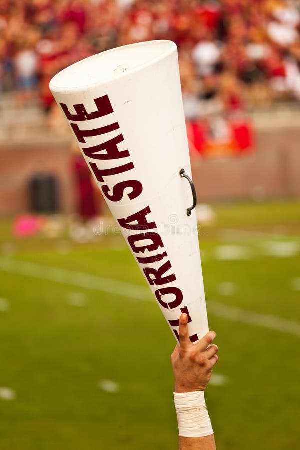 Cheerleading Megaphone stock image. Image of cheerleaders - 27405475