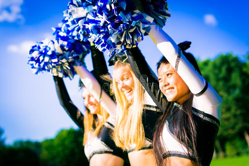 Cheerleading Team stock photo. Image of sportsman, group - 84173706