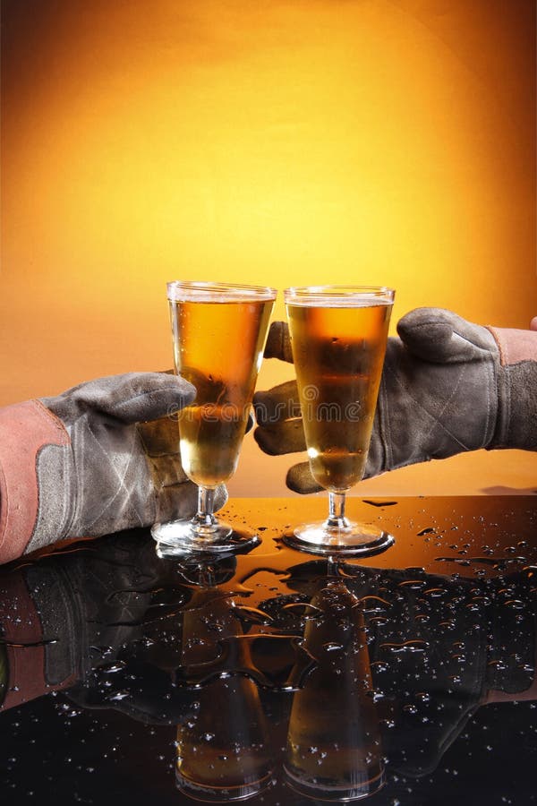 Cheers! stock photo. Image of glass, dark, drop, gold - 10393538