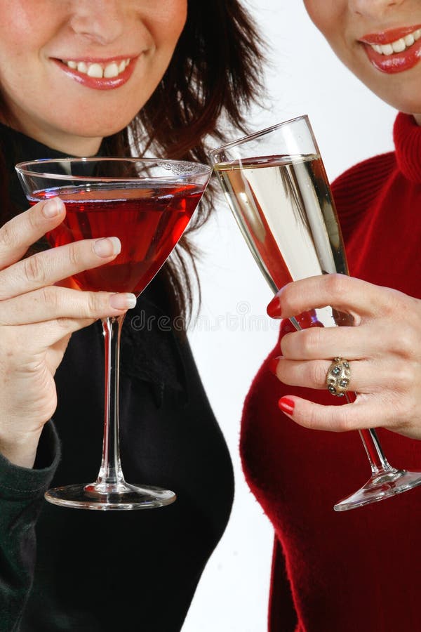 Cheers stock image. Image of green, drink, women, happy - 1500751