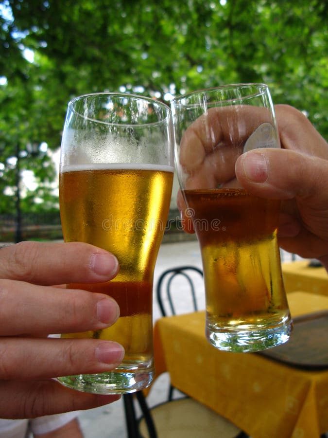 Cheers stock photo. Image of drink, beer, outdoor, cool - 2660634