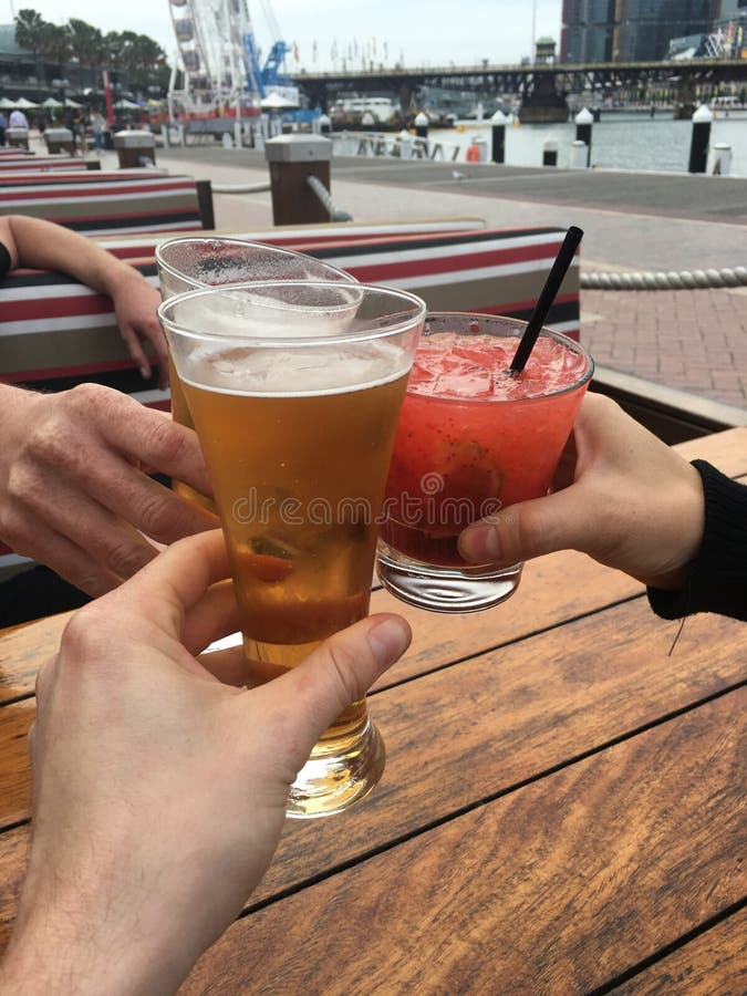 Cocktail cheers stock photo. Image of success, celebrate - 5545760