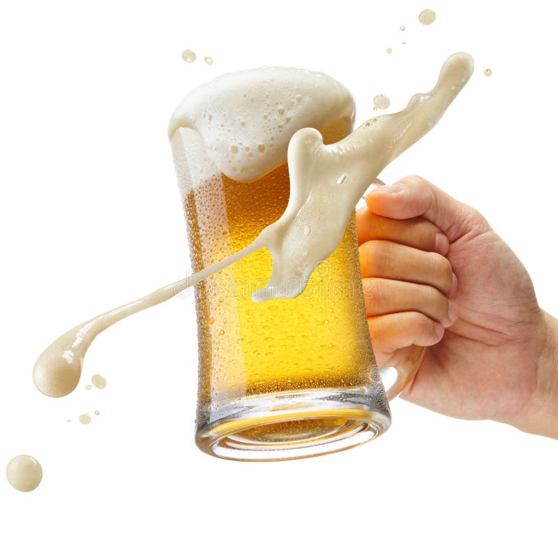 Toasting stock photo. Image of cheers, splash, gold, foam - 62912224