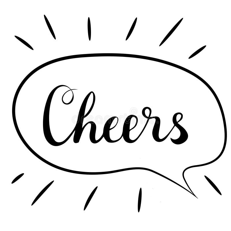 Cheers Text Stock Illustrations – 3,876 Cheers Text Stock Illustrations ...