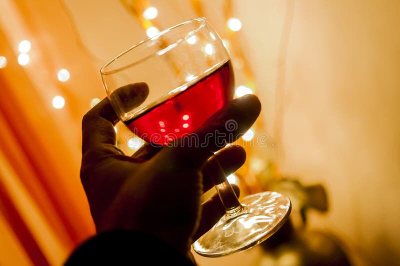 Cheers with wine stock image. Image of vintage, alcoholic - 84715771