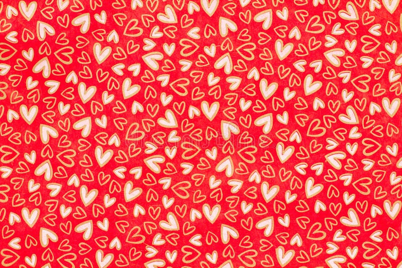 Cheery Heart Wrapping Paper Stock Photo - Image: 23255958