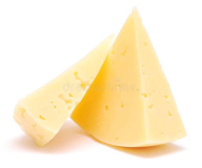 Cheese stock image. Image of triangle, slice, chunk, isolated - 17825203