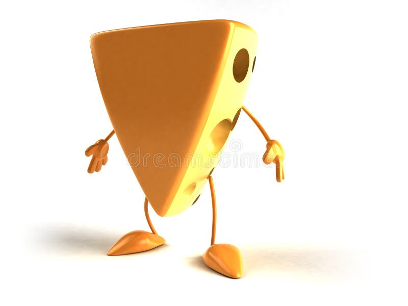 Angry cheese man stock vector. Illustration of anger - 30220767