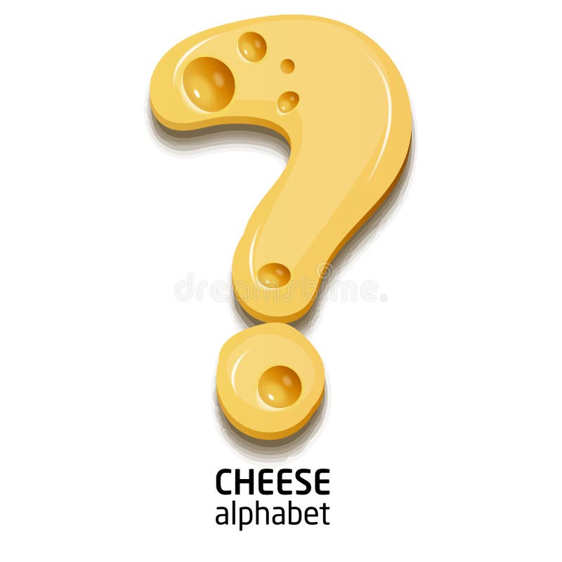 Cheese Alphabet Element Number Stock Vector - Illustration of piece ...
