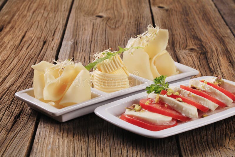 Cheese appetizers stock image. Image of food, antipasto - 35637175