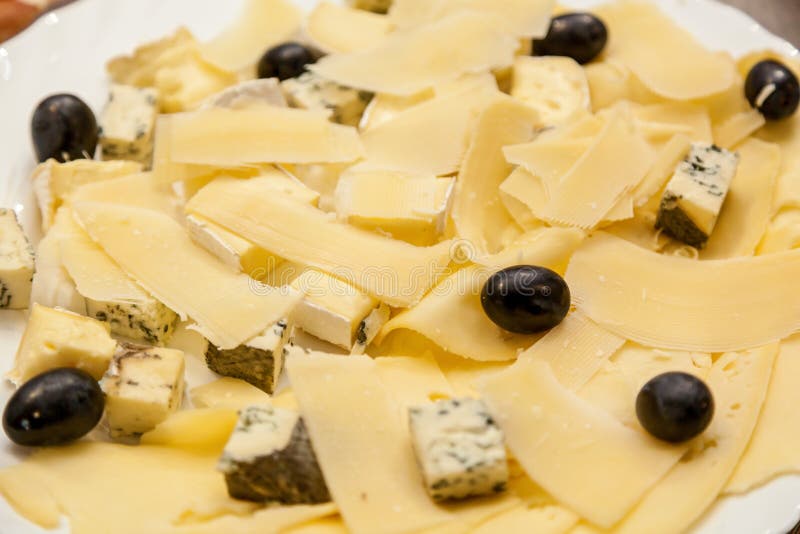 Cheese Appetizers of Different Varieties Stock Image - Image of dinner ...