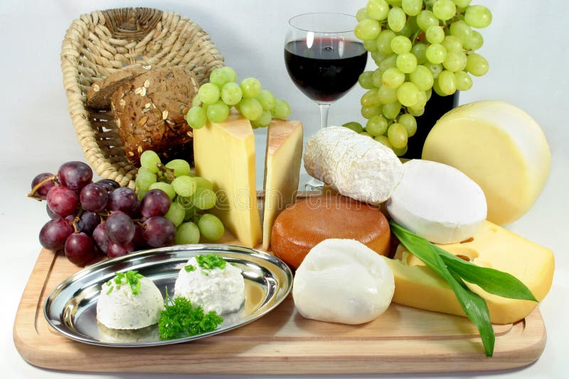 Cheese Assortment stock image. Image of weekly, bread - 16379175