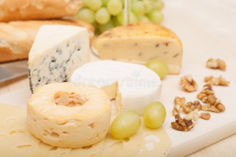 Cheese Assortment stock photo. Image of appetizer, snack - 27540510