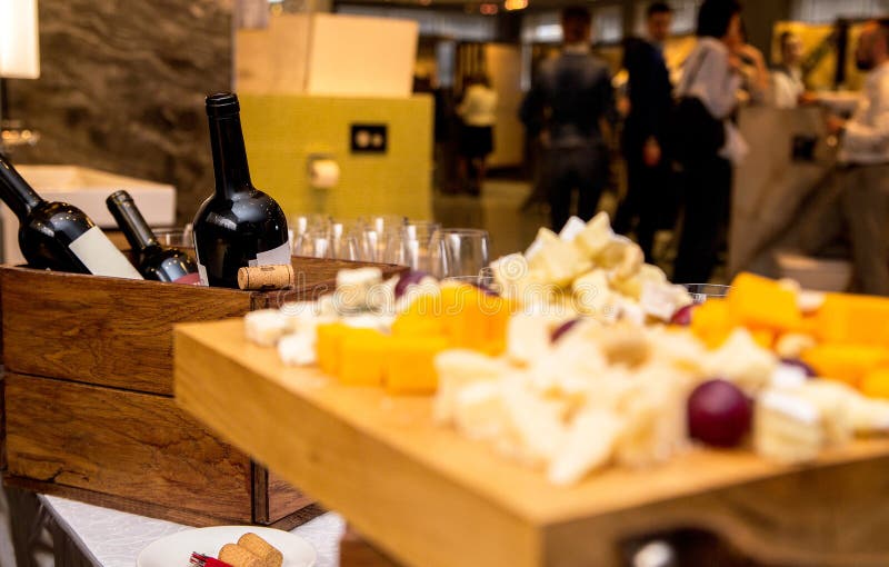 Cheese Assortment As a Snack on the Table Stock Photo - Image of ...