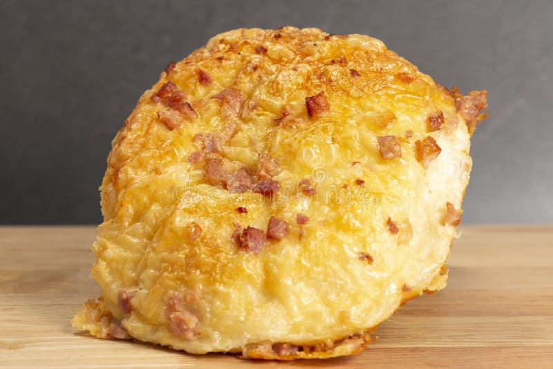 Cheese and Bacon Roll stock image. Image of bread, food - 209721127