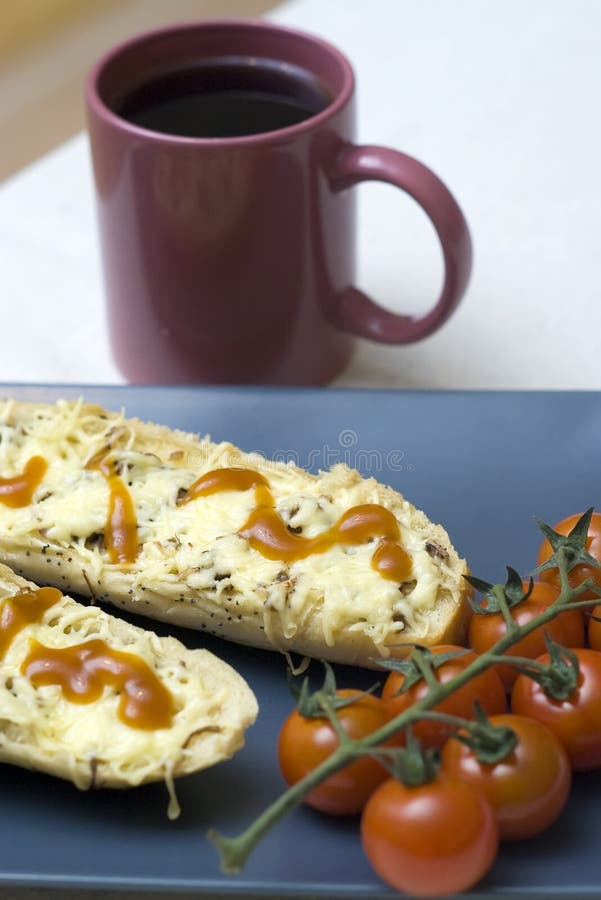 Cheese baguettes stock photo. Image of breakfast, french - 4376428