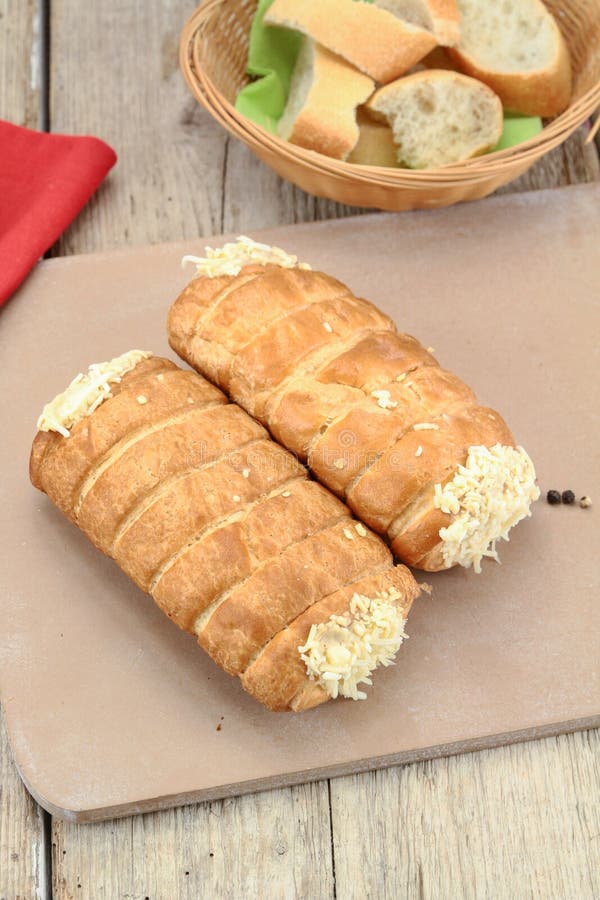 Cheese and Bechamel Puff Pastry Stock Photo - Image of dining, fondue ...