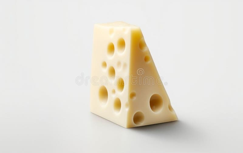 A Cheese Block Rendered in Photorealistic Detail.ai Stock Illustration ...
