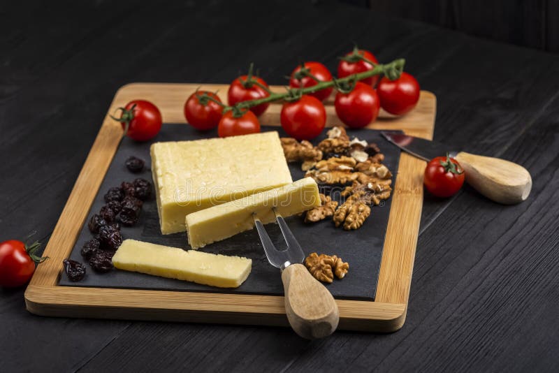 Cheese Board - Cheddar Cheese Stock Photo - Image of healthy, appetizer ...