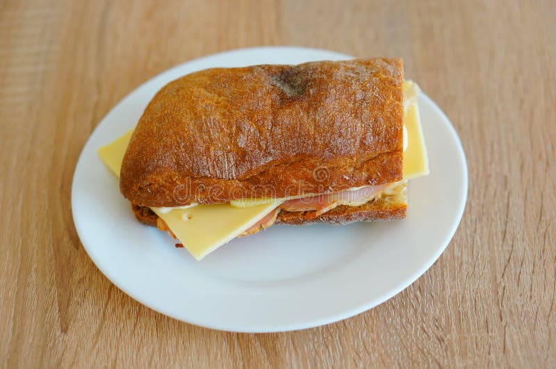 Cheese bread stock photo. Image of wood, sandwich, bread - 67576142