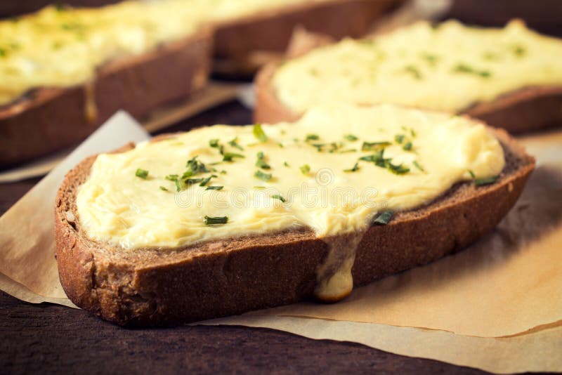 Cheese and bread stock photo. Image of green, herbed - 43545958