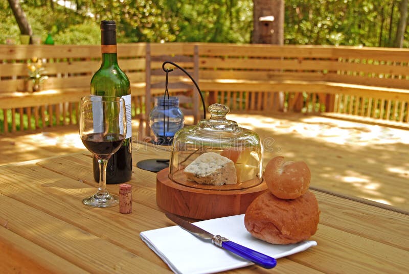 Deck for entertaining stock photo. Image of relaxing - 10347688