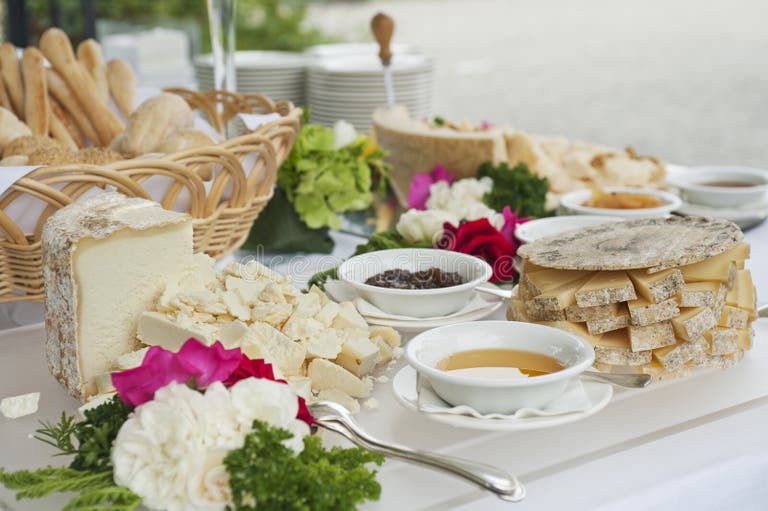 Cheese buffet stock image. Image of decoration, service - 31747071