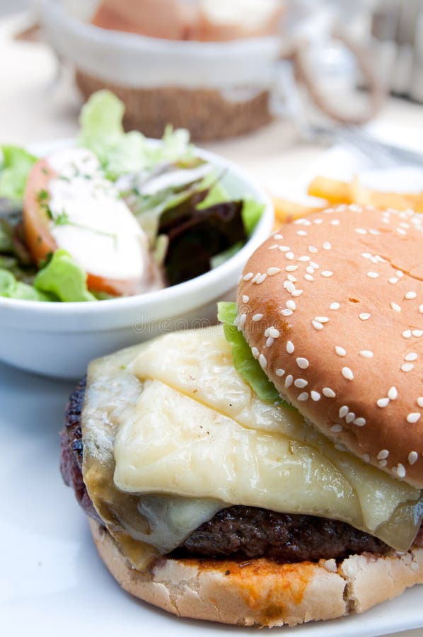 Cheese burger stock photo. Image of delicious, cheeseburger - 26162052