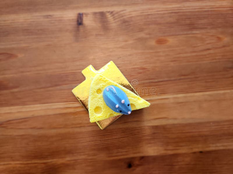 Cheese Cake and Chocolate Mouse Stock Image - Image of chocolate, green ...