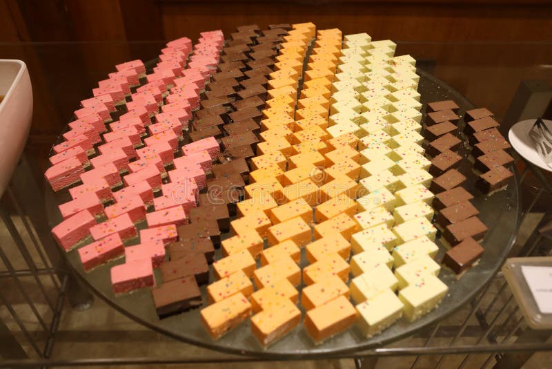 Cheese Cake in Different Flavors Stock Image - Image of cream ...