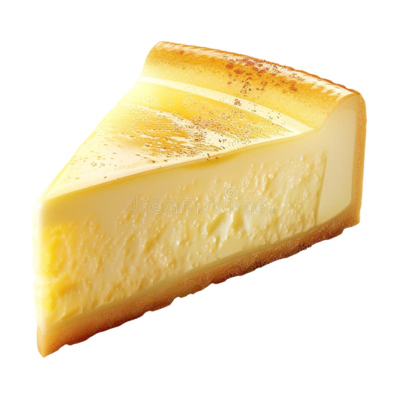 Cheese Cake on Transparent Background - Ai Generated Stock Illustration ...