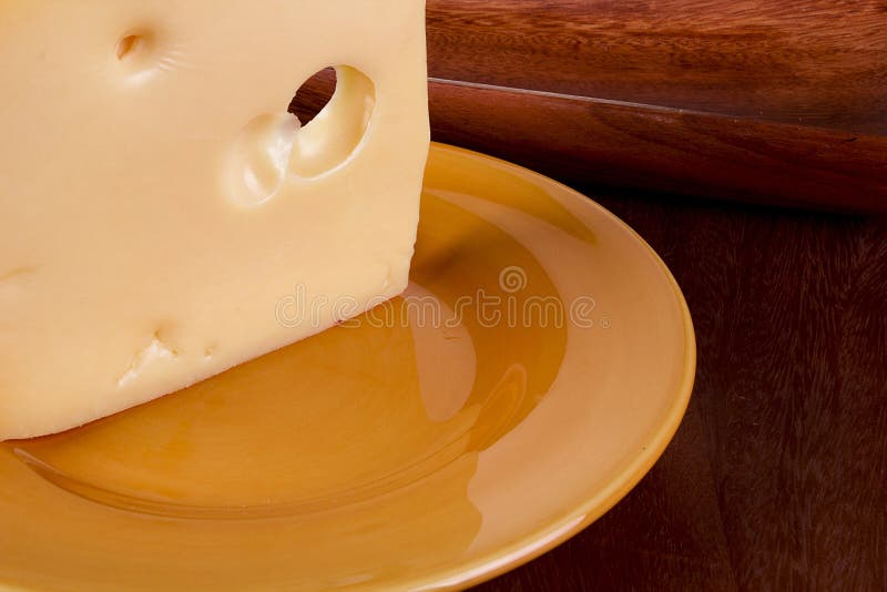 Cheese ceramic plate stock image. Image of cheese, pure - 37195089