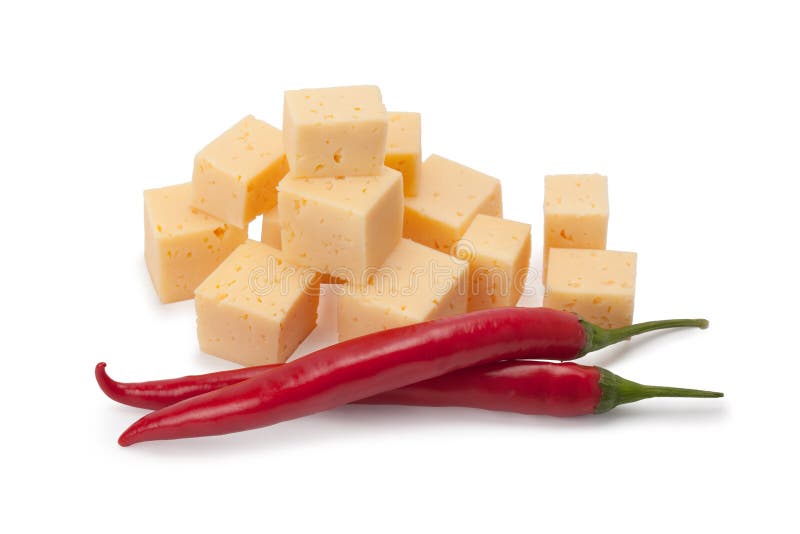 Cubes of cheese stock image. Image of healthy, eating - 49671931