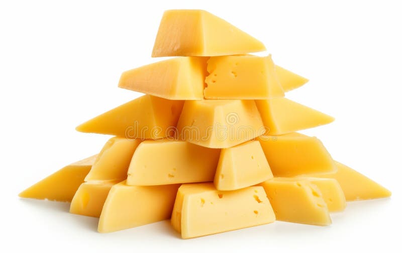 A Cheese Christmas Tree stock illustration. Illustration of handmade ...