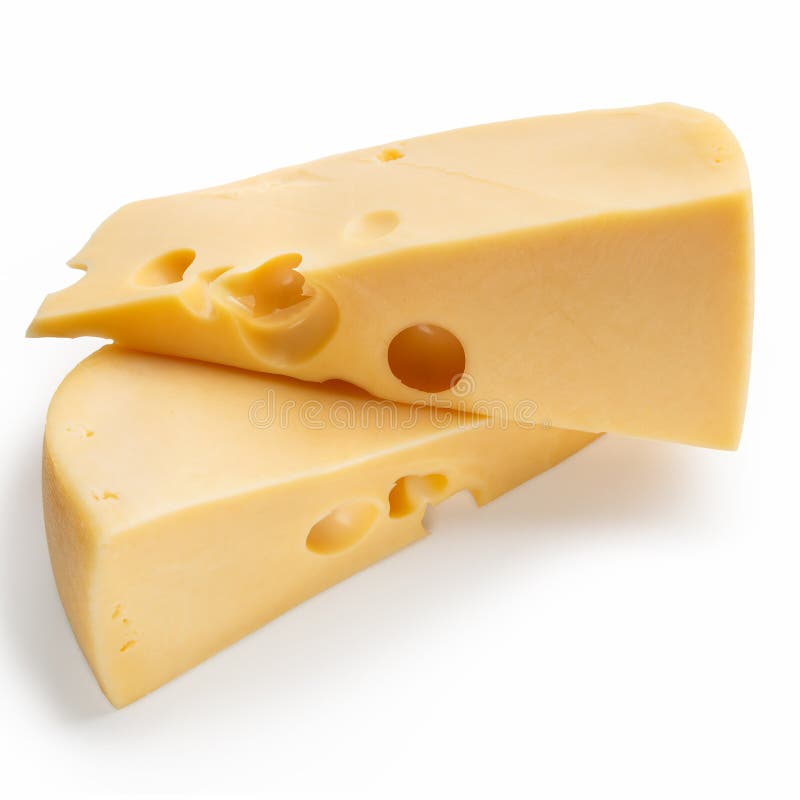 Two Chunks of Cheese stock image. Image of background - 16983915
