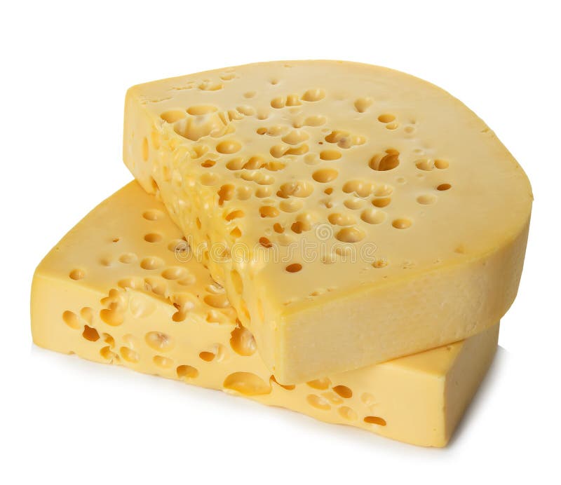 Wheel of Traditional Fresh Cottage Cheese Close-up Isolated on a White ...