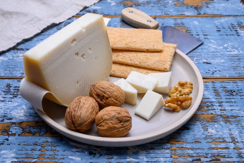 Cheese Collection, Dutch Hard White Goat Cheese Stock Image - Image of ...