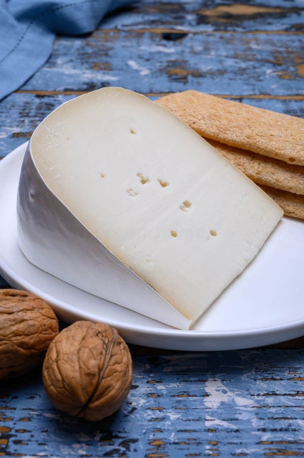 Cheese Collection, Dutch Hard White Goat Cheese Stock Photo - Image of ...