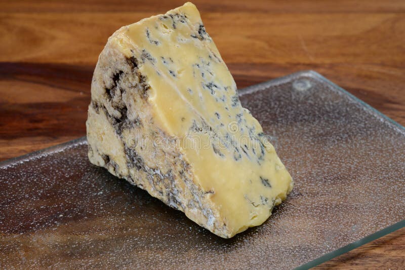 Cheese Collection, English Old Stilton Blue Cheese Close Up Stock Photo ...
