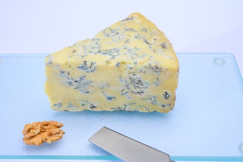 Cheese Collection, English Old Stilton Blue Cheese Close Up Stock Image ...