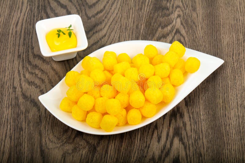 Cheese corn balls stock photo. Image of fattening, healthy - 112206332