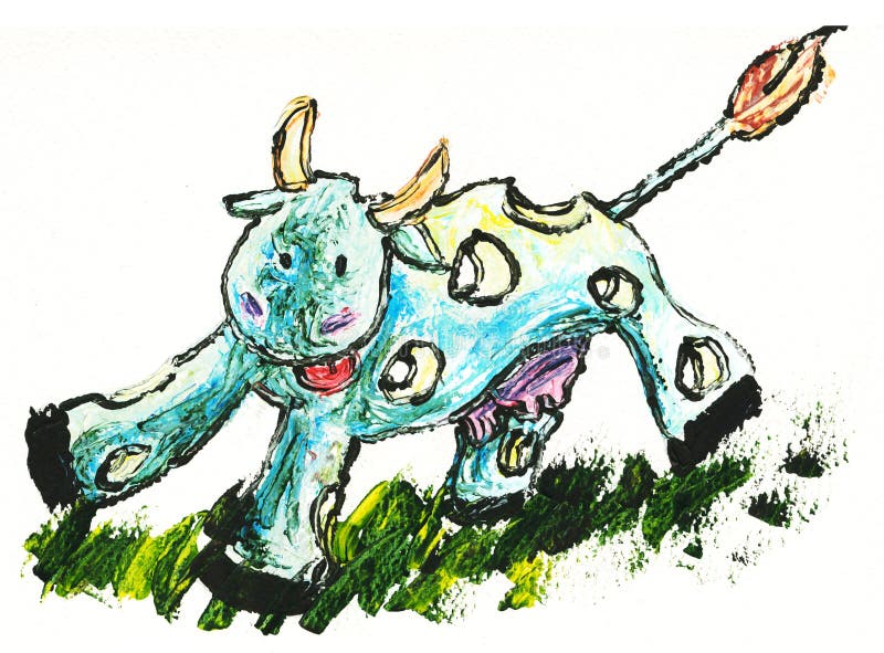 Cheese-Cow Picture. Image: 5490876