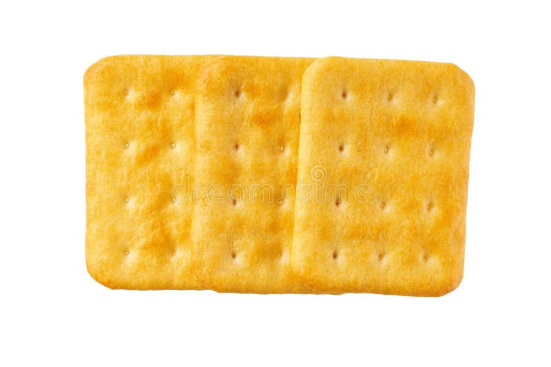 Cheese Crackers Isolated. Cheese Crackers Isolated on White Background ...