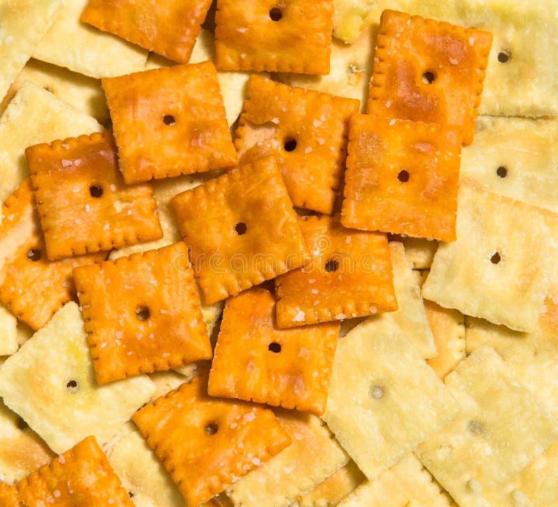 Cheese Crackers stock image. Image of orange, salt, snack - 40527973