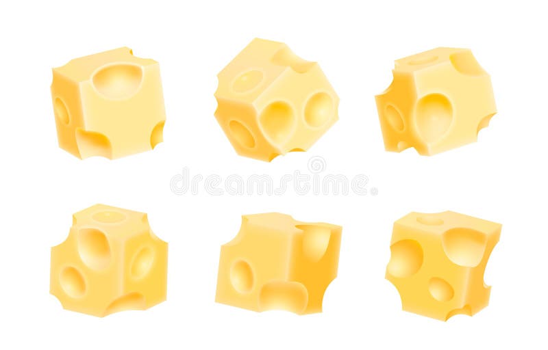 Cube Cheddar Stock Illustrations – 520 Cube Cheddar Stock Illustrations ...