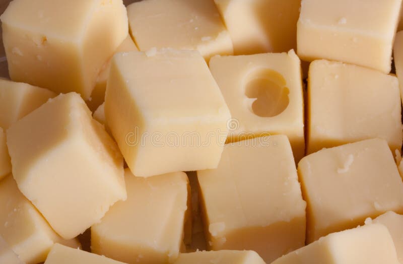 Cheese cubes stock photo. Image of cheese, delicious - 15621122
