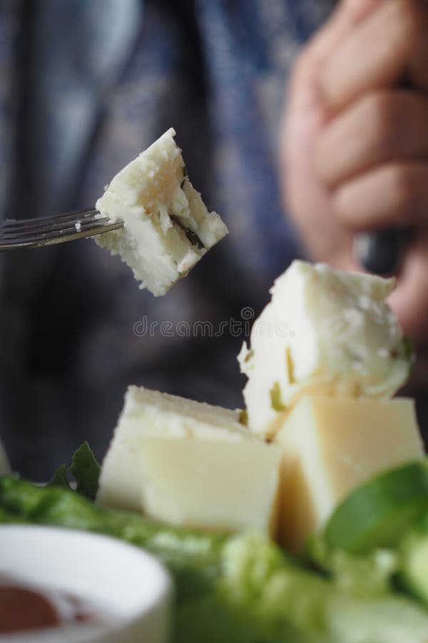 Cheese Cubes in a Break Fast Table , Stock Image - Image of freshness ...