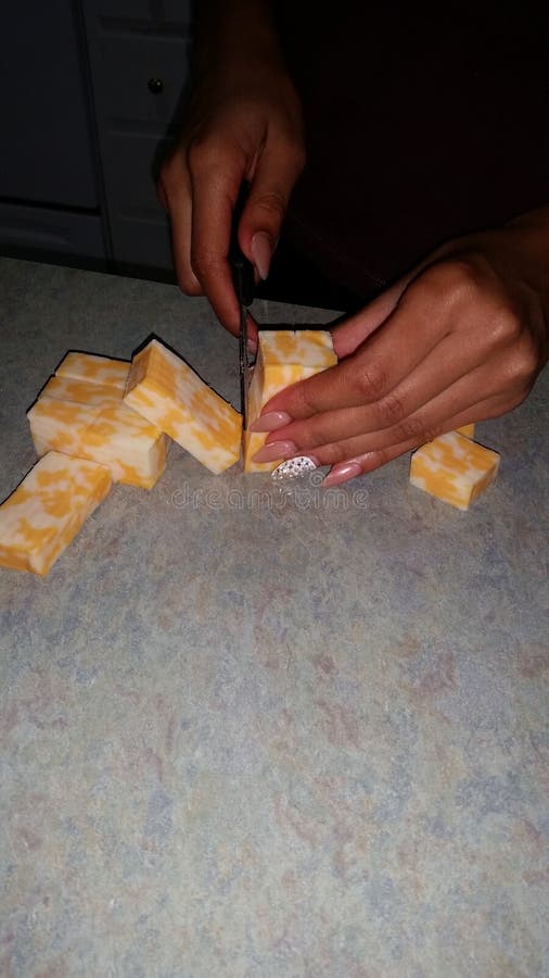 Cheese cubes stock image. Image of macaroni, cheese, cubes - 47748585