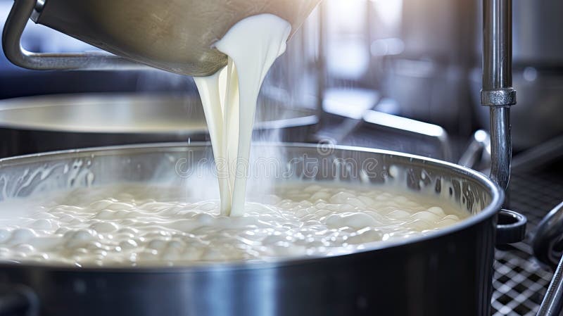 Cheese Dairy Food Processing Stock Illustration - Illustration of ...