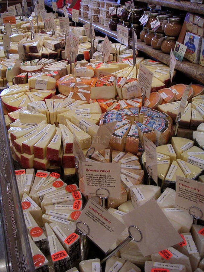 Cheese Display 2 stock image. Image of - 91774075